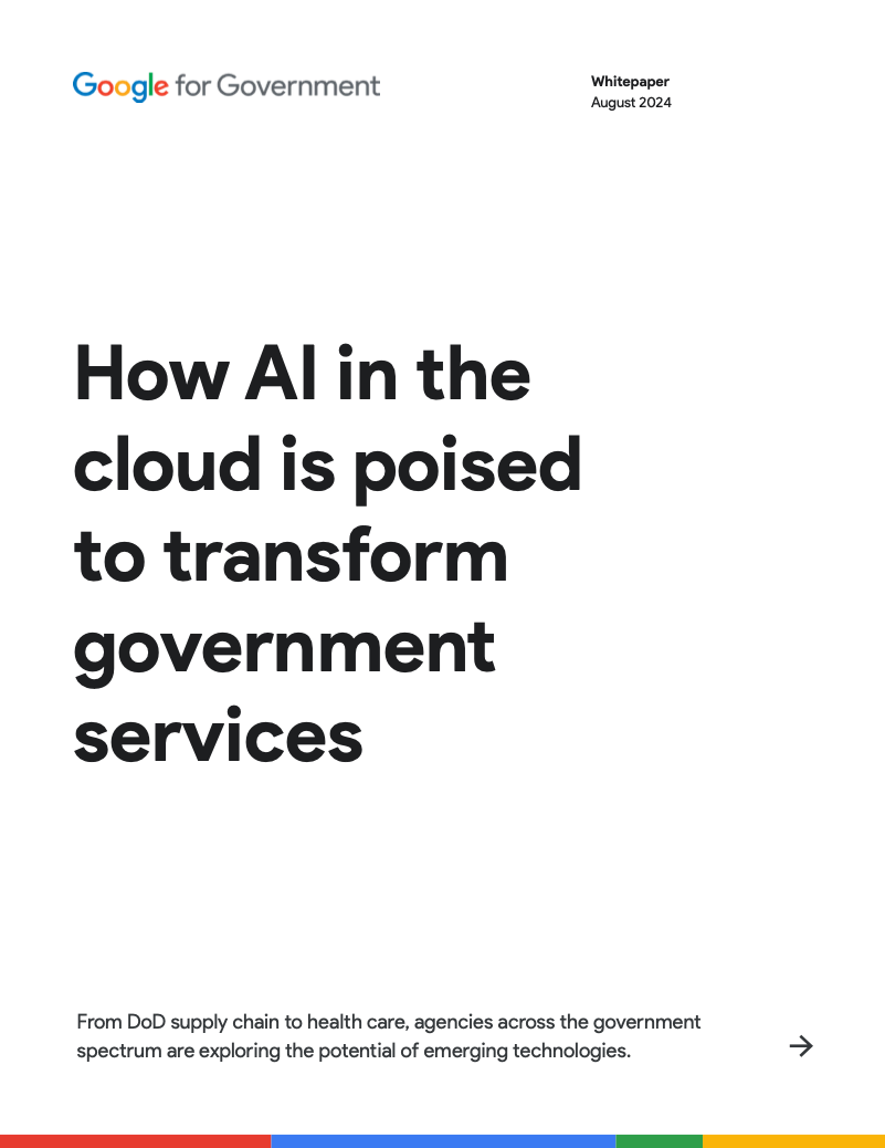 How AI in the cloud is poised to transform government services
