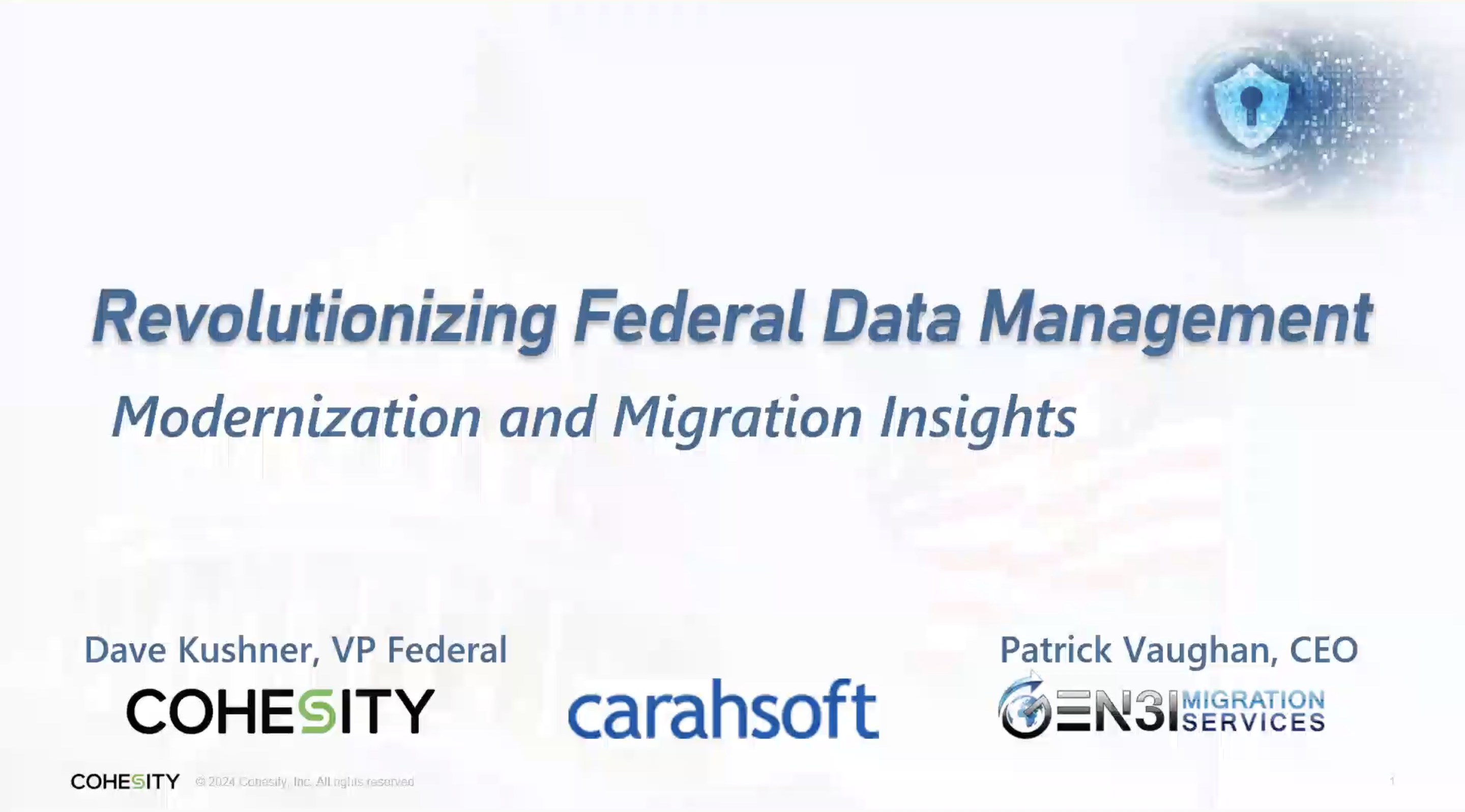 Revolutionizing Federal Data Management