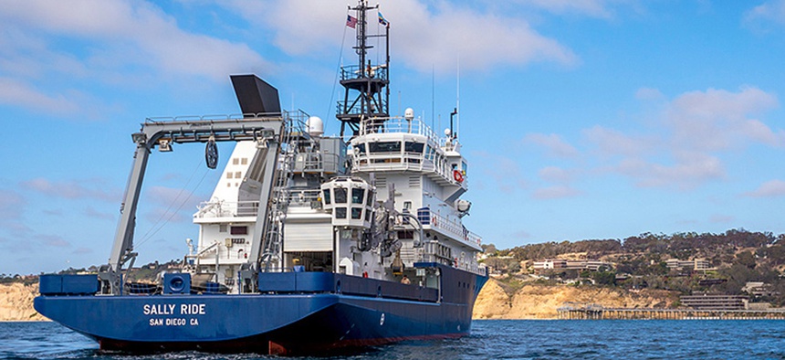 Video: The Most Advanced Science Ship in America Hits the Water - Nextgov