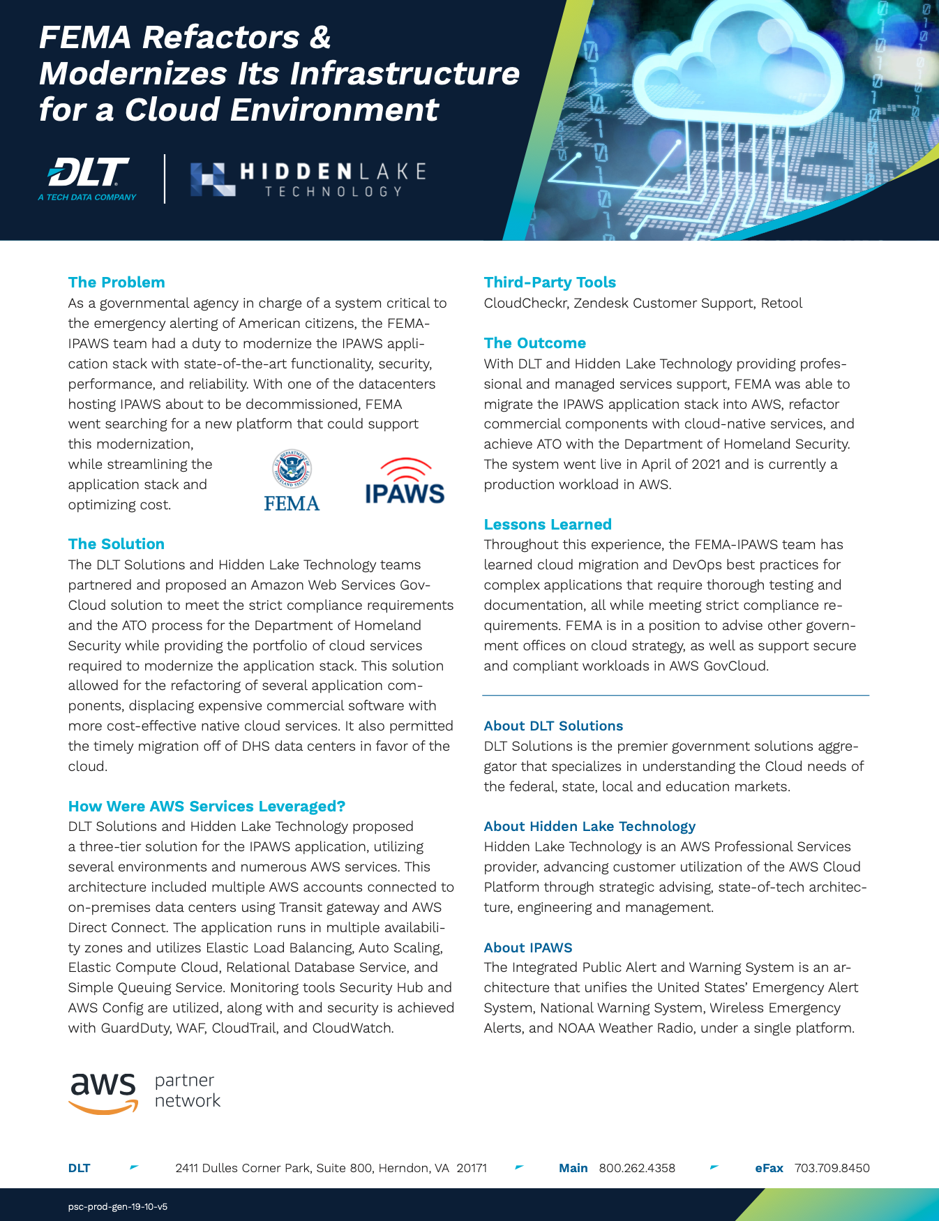 FEMA Refactors & Modernizes Its Infrastructure for a Cloud Environment