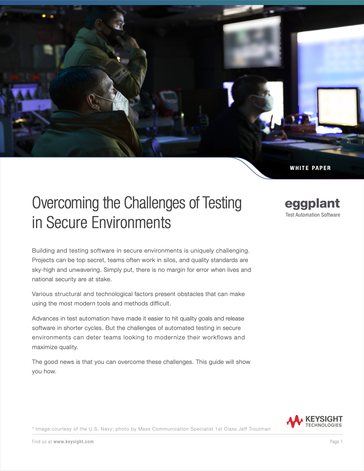 Keysight: Overcoming the Challenges of Testing in Secure Environments